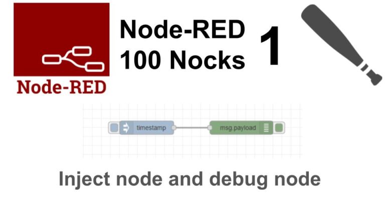（1/100） Injectノードとdebugノード / Node-RED100本ノック – スマートライト株式会社
