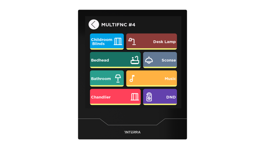 Interra iX4 – 4″ KNX Touch Panel ITR330-XXXX – スマートライト株式会社