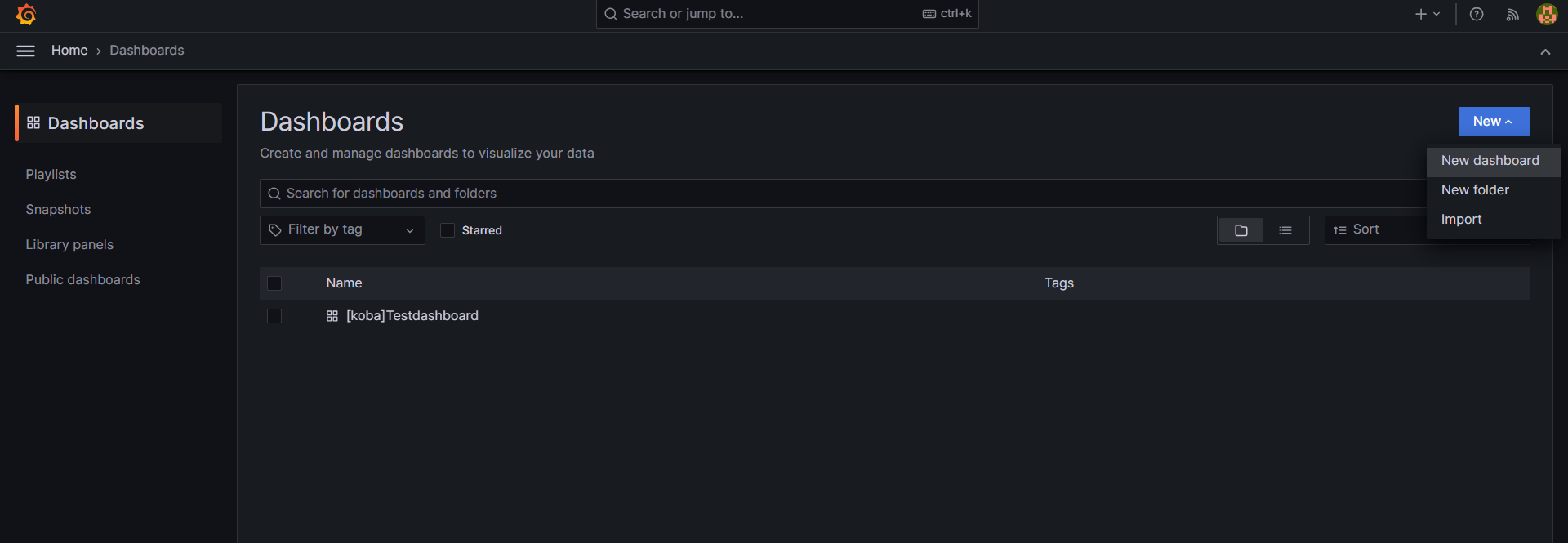 Grafana に Node Red を連携して可視化検証 -ランダムウォーク – スマートライト株式会社