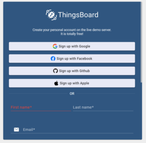 ThingsBoardのHello worldをやってみる – スマートライト株式会社
