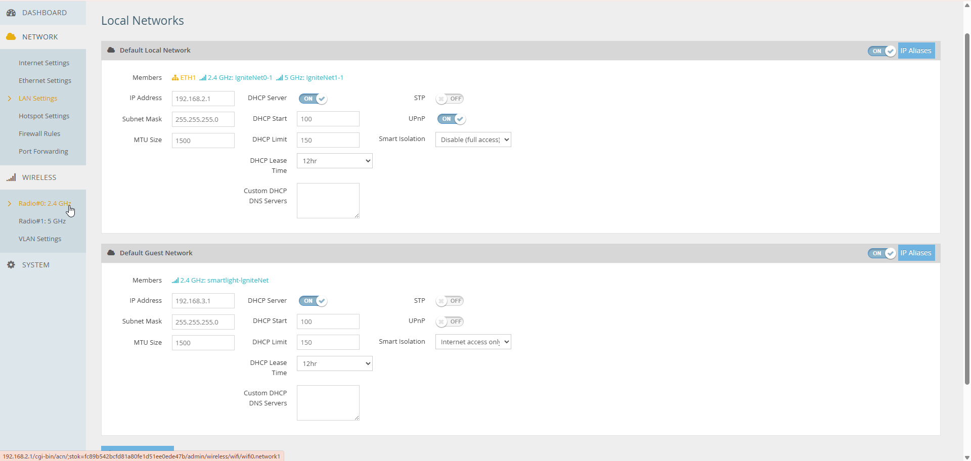 IgniteNetの設定方法 – スマートライト株式会社